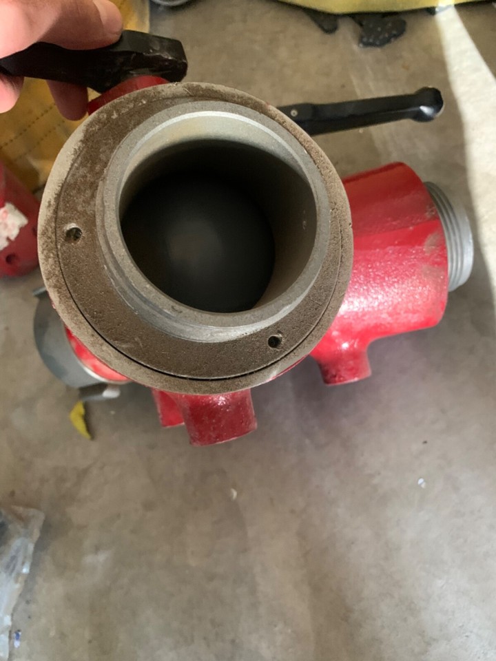 2.5" Firefighting Fire Hose Gated Wye with (2) 2.5" Male Outlets NH ...