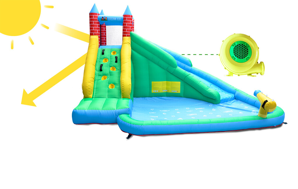 Windsor 2 Slide and Splash Jumping Castle 9347166036506 | eBay