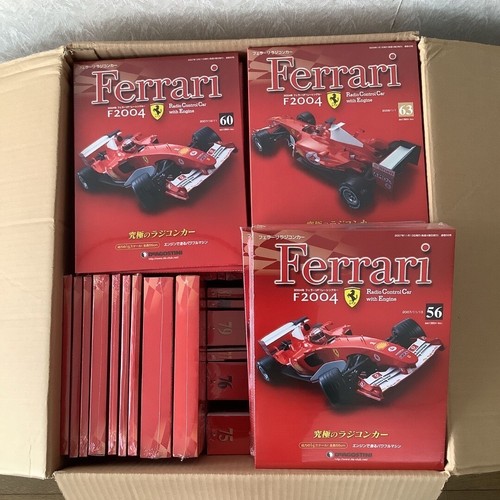 DeAGOSTINI 1:8 Ferrari F2004 R/C 1-100 Complete w/Poster Unassembled ...