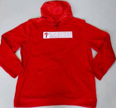 PHILADELPHIA PHILLIES HOODED SWEATSHIRT HOODIE MEN''S 2XL NWOT RED ...