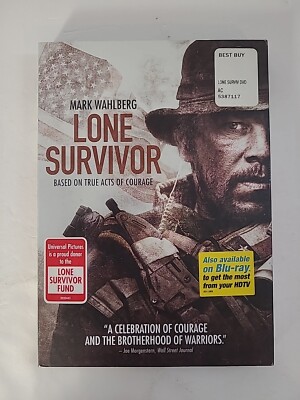 Lone Survivor DVD 2014 Mark Wahlberg Taylor Kitsch Ben Foster Eric Bana ...