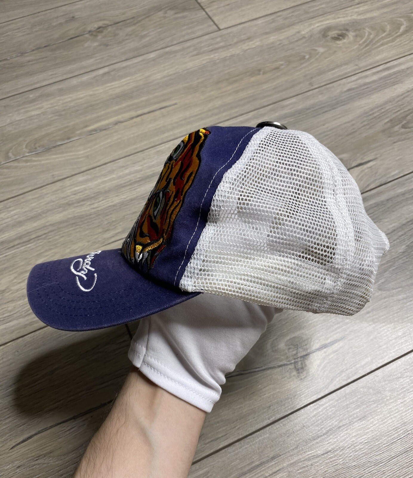 Ed Hardy Vintage Tiger Logo Embroidered Cap Hat Tatto… - Gem