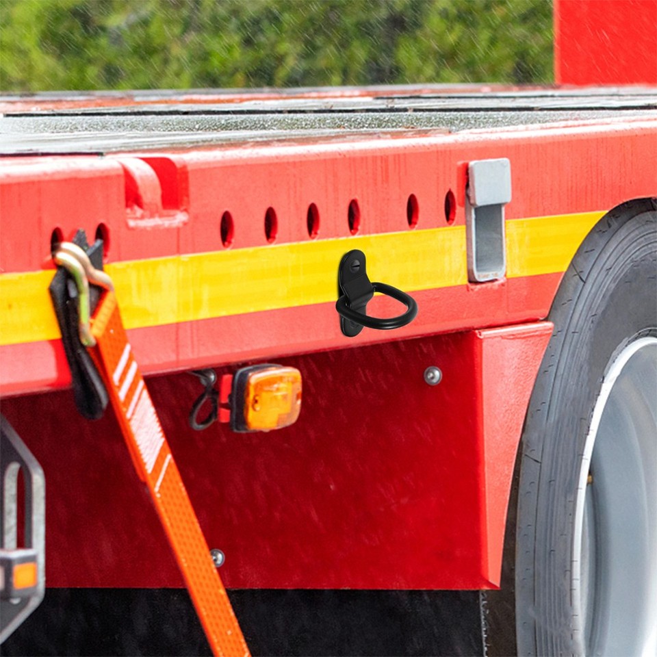 2 Pcs Truck Bed Frame Fixing Buckles Cargo Net Hooks Ring Tie Downs ...