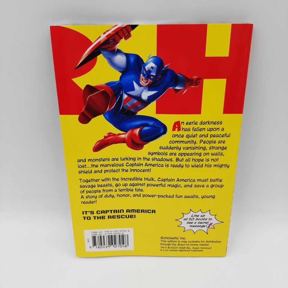 Marvel Captain America & The Hulk The Fight For Freedom Scott Ciencin ...