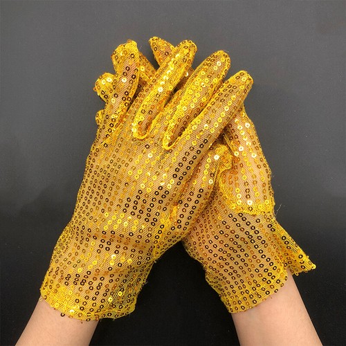 Women Unisex Aldult Sequins Short Gloves Opera Wedding Bridal Party ...