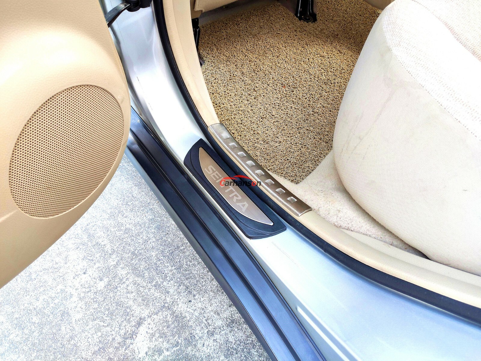 For Nissan Sentra Accessories Door Sills Steel Protector Scuff Plate ...