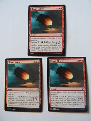 SHIVAN METEOR : TIME SPIRAL REMASTERED : MTG : SET OF 3 : 2020 : NM ...