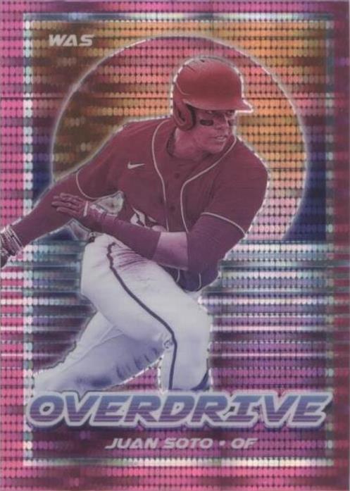 2021 Panini Chronicles - Overdrive Juan Soto #13 Pink Pulsar for sale ...
