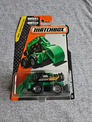 2015 Matchbox GROUND GRABBER Black & Green 45/120 GREAT CARD ...