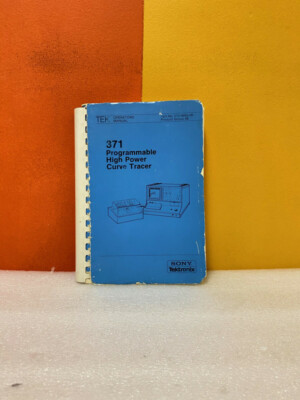 Manuals & Books - Curve Tracer