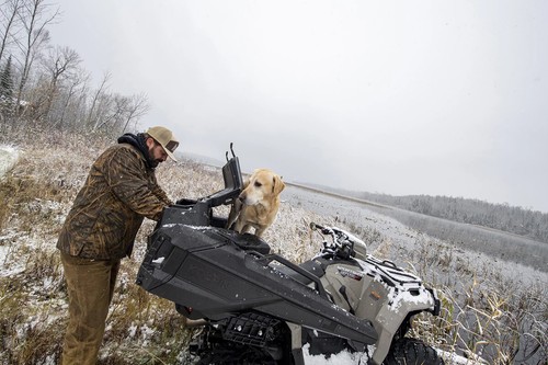 Kolpin ATV Rear Passenger Seat Cargo Storage Helmet Trunk Box Luggage ...