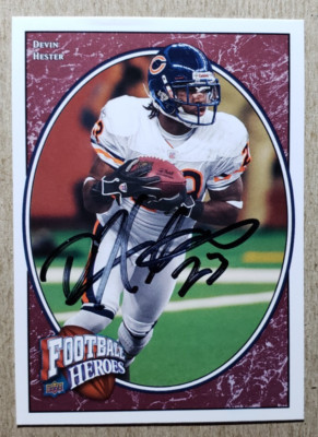 Devin Hester Signed 2008 Upper Deck Autograph Football Card JSA ...