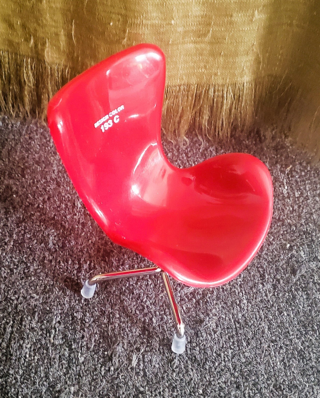 Art Deco smart cell phone chair holder desktop RED iPhone Samsung ...