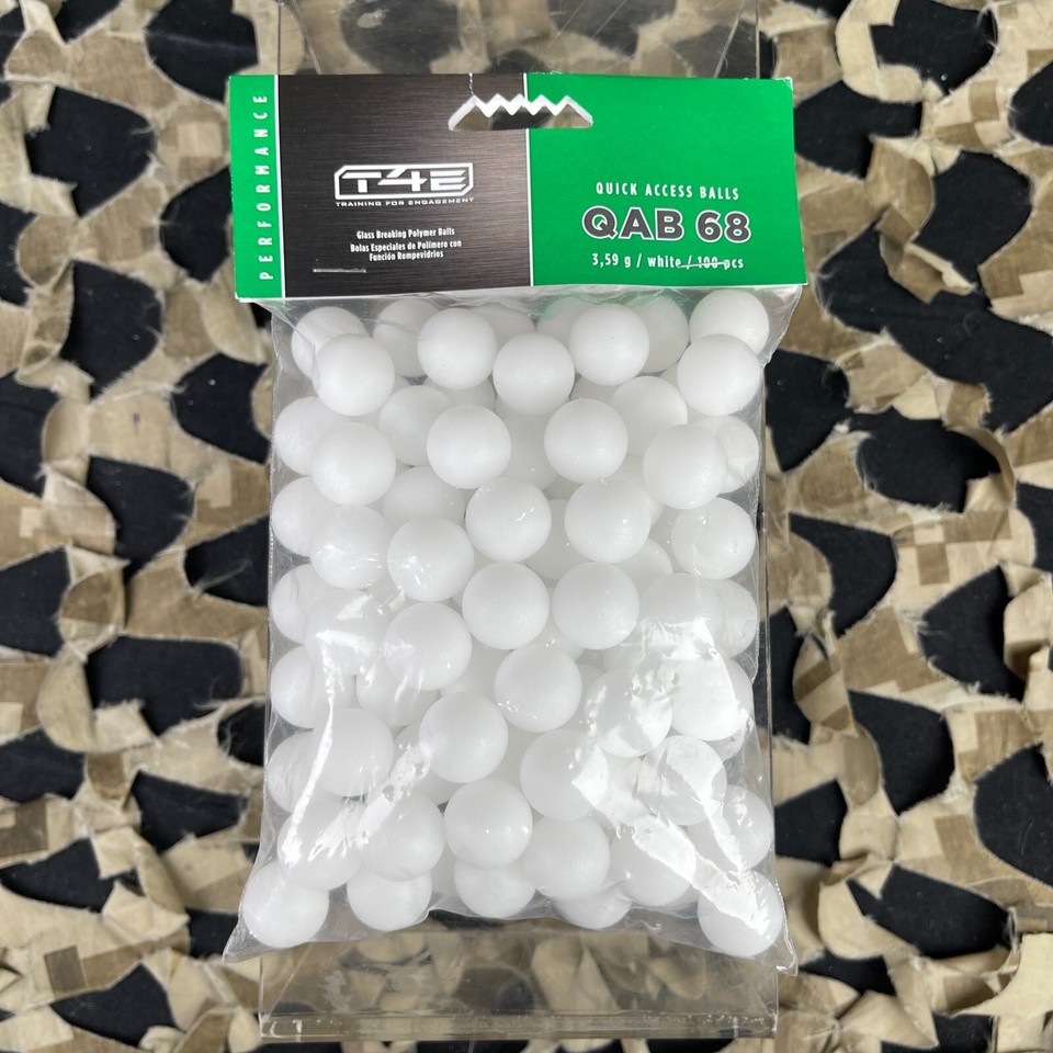 NEW T4E Quick Access Polymer Balls - .68 Caliber - White - 100 Count | eBay