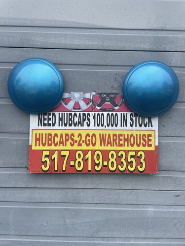 15” Airstream Hubcaps Baby Moons 2 Blue Retro 1959-79 Rare Oem Restored ...