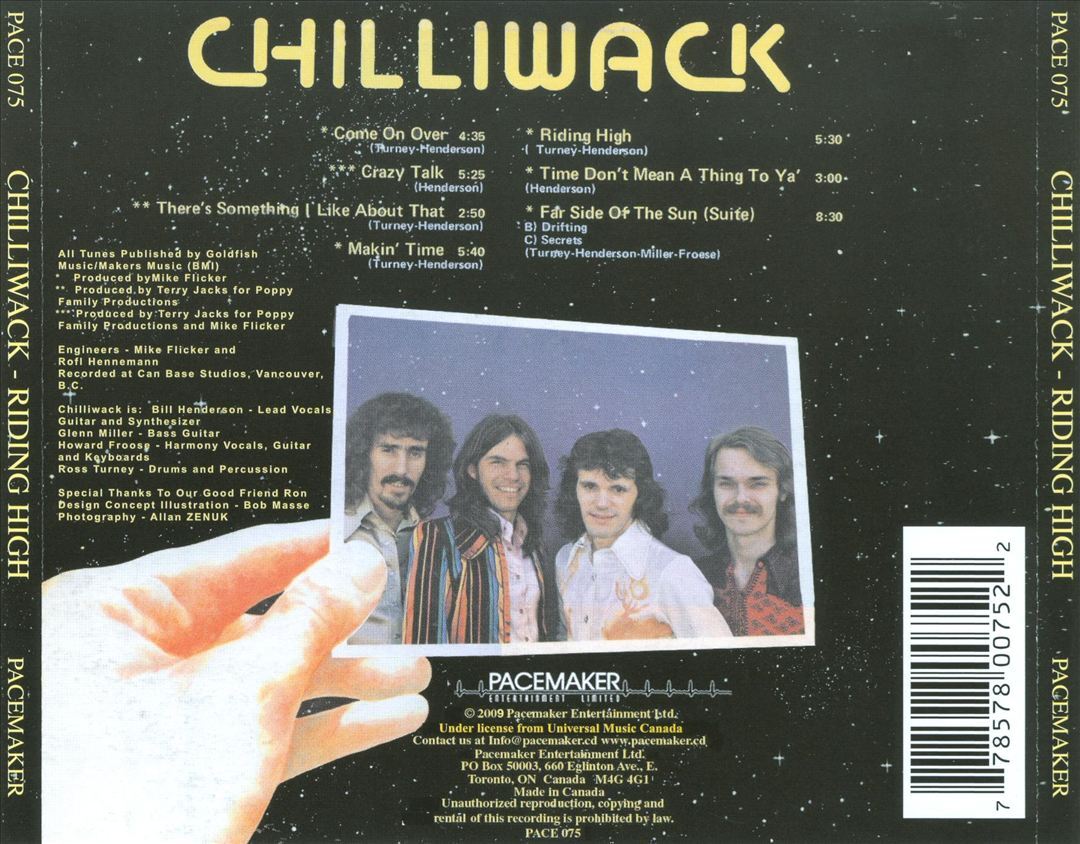 CHILLIWACK RIDING HIGH NEW CD 778578007522| eBay