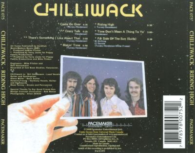 CHILLIWACK RIDING HIGH NEW CD 778578007522| eBay