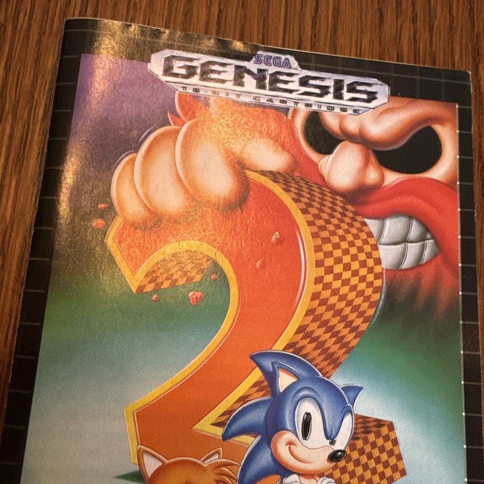Sonic the Hedgehog 2 (SEGA Genesis, 1992) MADE IN JAPAN First Run ...