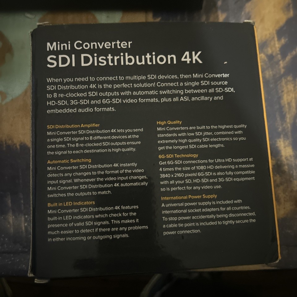 Blackmagic Design Mini Converter SDI Distribution 4K | eBay