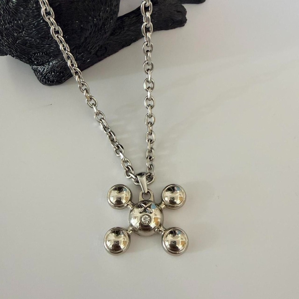 Homer Sphere Legs Pendant Chain Necklace - Silver | eBay