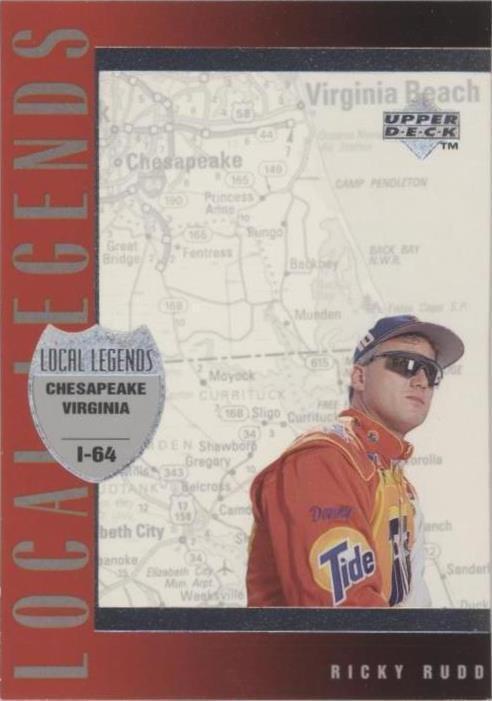 1997 Upper Deck Victory Circle - Local Legends Ricky Rudd #102 for sale ...