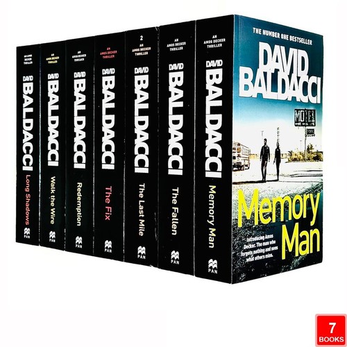 David Baldacci An Amos Decker Thriller Series 7 Books Collection Set | eBay