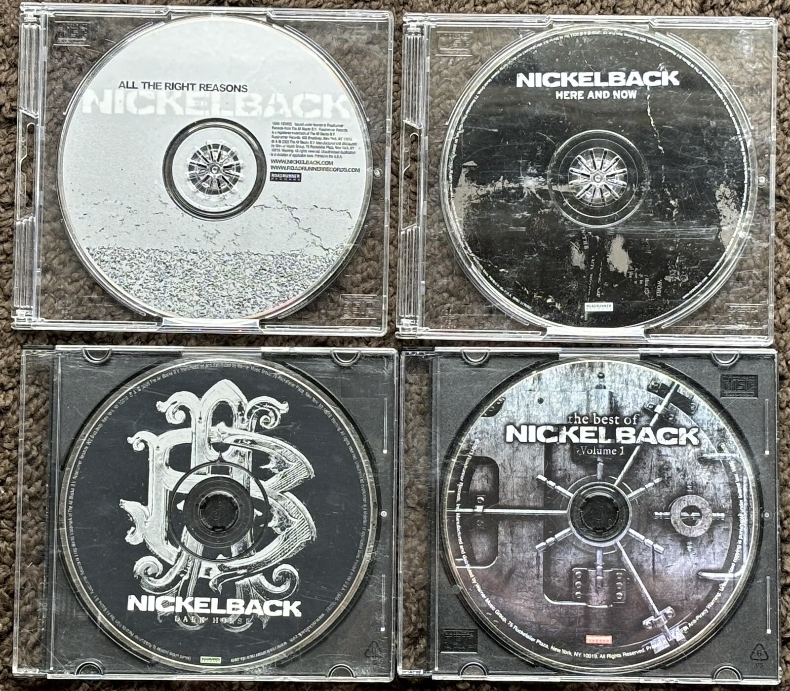 Lot Of (4) NICKELBACK CD's (2005 - 2013) DISC ONLY FREE SHIPPING | eBay