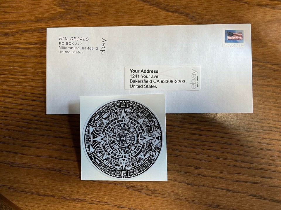 Maya Mayan Calendar Mexico Aztec Gift Idea Car Bumper Vinyl Sticker ...