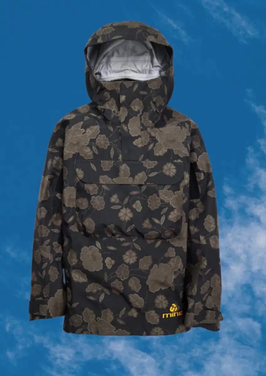 Burton Mine 77 3l Gore Tex Anorak Jacket size M Black Floral | eBay