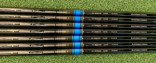 MITSUBISHI CHEMICAL TENSEI BLUE AMT REG IRON SHAFTS 5-AW TAPER TIP 0. ...