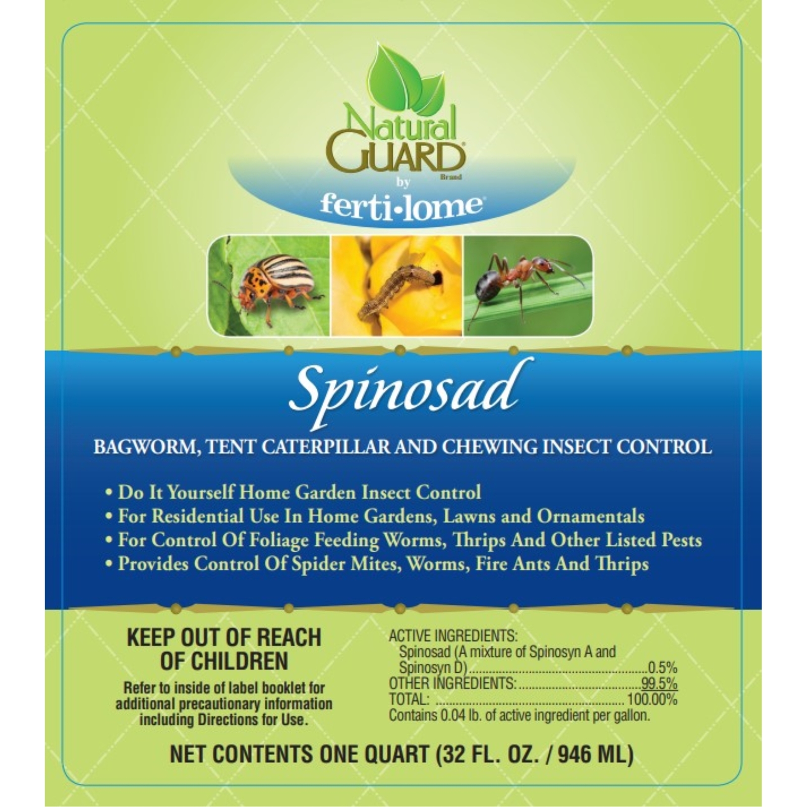 Fertilome Natural Guard Spinosad Insect Control Concentrate, OMRI ...