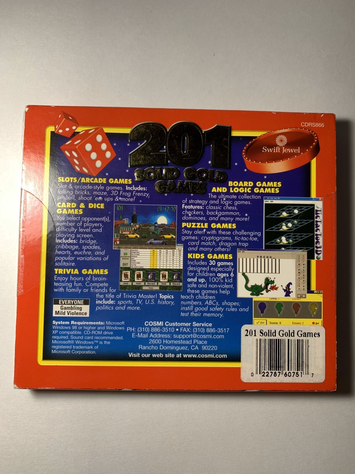201 Solid Gold Games *Brand New & Sealed (PC, 2003) | eBay