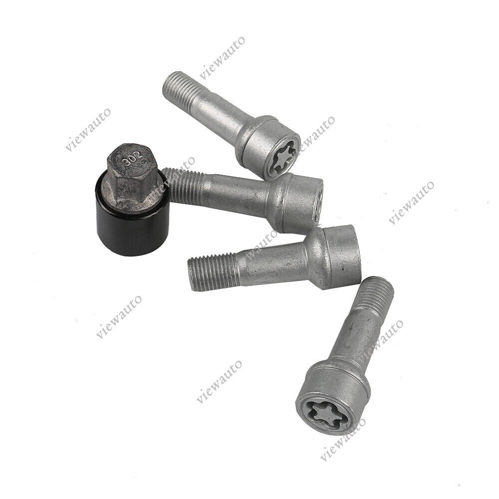 5x A0019901707 M14x1.5x45 Wheel Set Studs Lugs Long Safety Bolts For ...
