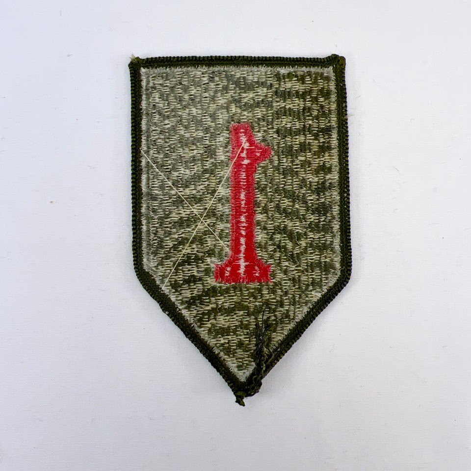Vintage Patch US Army 1st Infantry Division Big Red One Sew On Shoulder ...