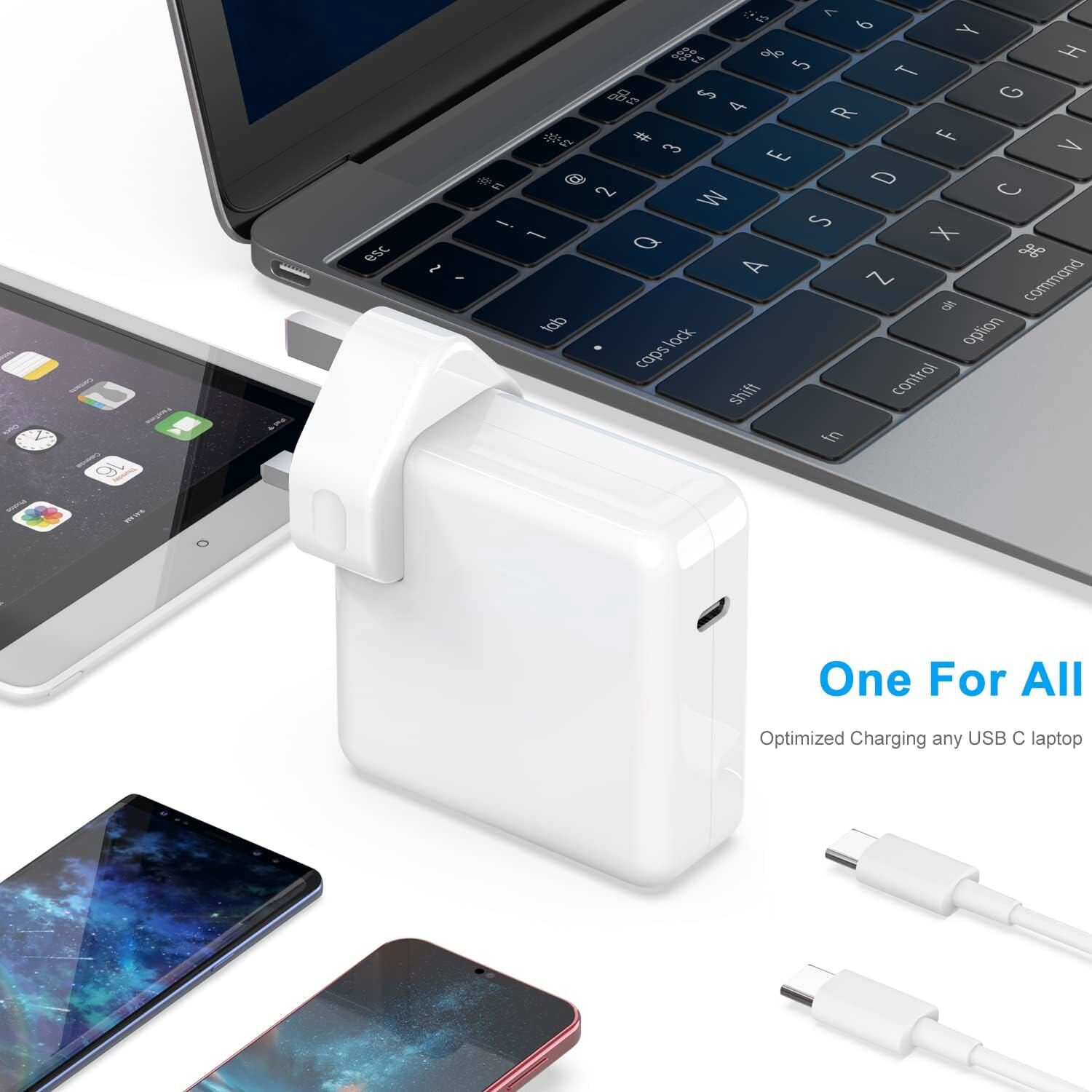 61W USB-C Power Adapter Charger for Apple MacBook Air 13" A1708 (M1 ...