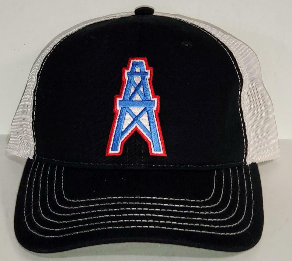 Houston Oilers Retro Snapback Cap 🏈Hat 🏈CLASSIC NFL PATCH/LOGO 🏈8 ...