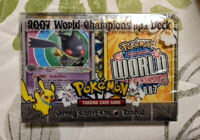 2007 Rambolt Deck World Championship Pokemon New Jeremy Scharff-Kim ...