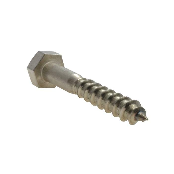 Qty 500 Hex Coach Screw M6 (6mm) x 75mm Stainless Steel Marine 316 A4 ...