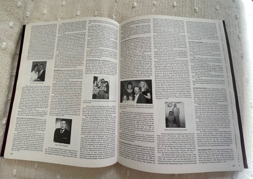 Family Histories Franklin County Tennessee 1807-1996 Vol 1 History ...