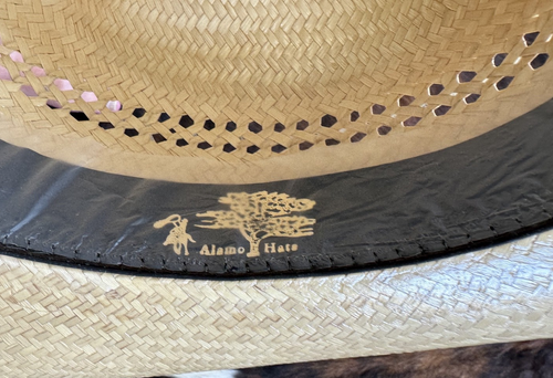 Alamo Hats - Straw Cowboy Hat Size 7 1/4 with 4" Brim | eBay