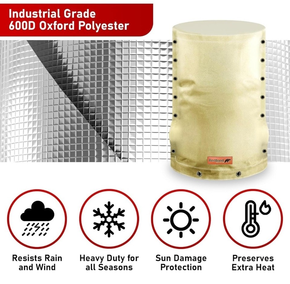 Water Pressure Tank Cover- 28 X 24 Insulated Well Pump Cover- Round | eBay