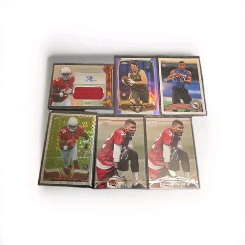 Arizona Cardinals 18 Card Lot Auto Refractor Parallel Peterson Mathieu ...