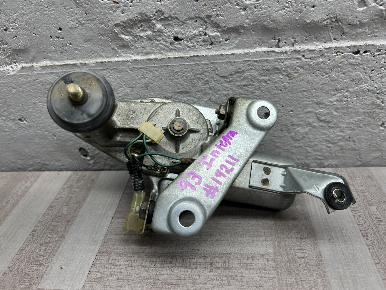 90-93 ACURA INTEGRA BACK REAR WIPER ARM MOTOR ACTUATOR CLUTCH ASSEMBLY ...