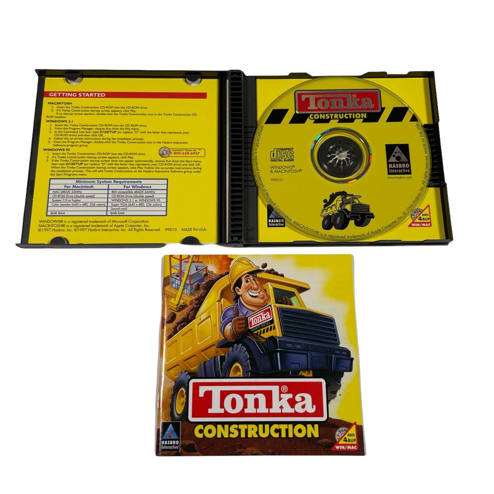 Tonka Construction + Search & Rescue Windows Mac CD PC COMPUTER GAME ...