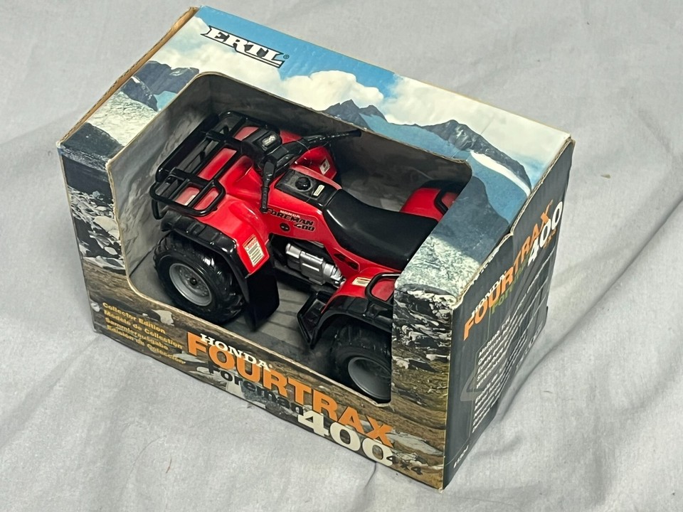 ERTL Honda Fourtrax 300 4x4 4-Wheeler 1:16 NIB Bright RED ATV | eBay