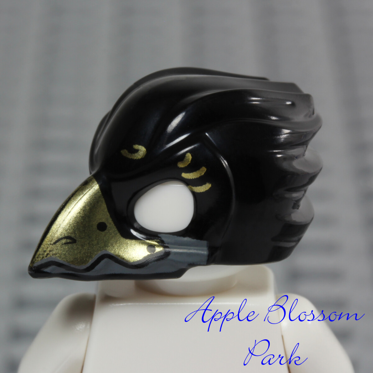 LEGO Rascal BLACK BIRD MASK Legends of Chima Raven Beak Minifig Head ...