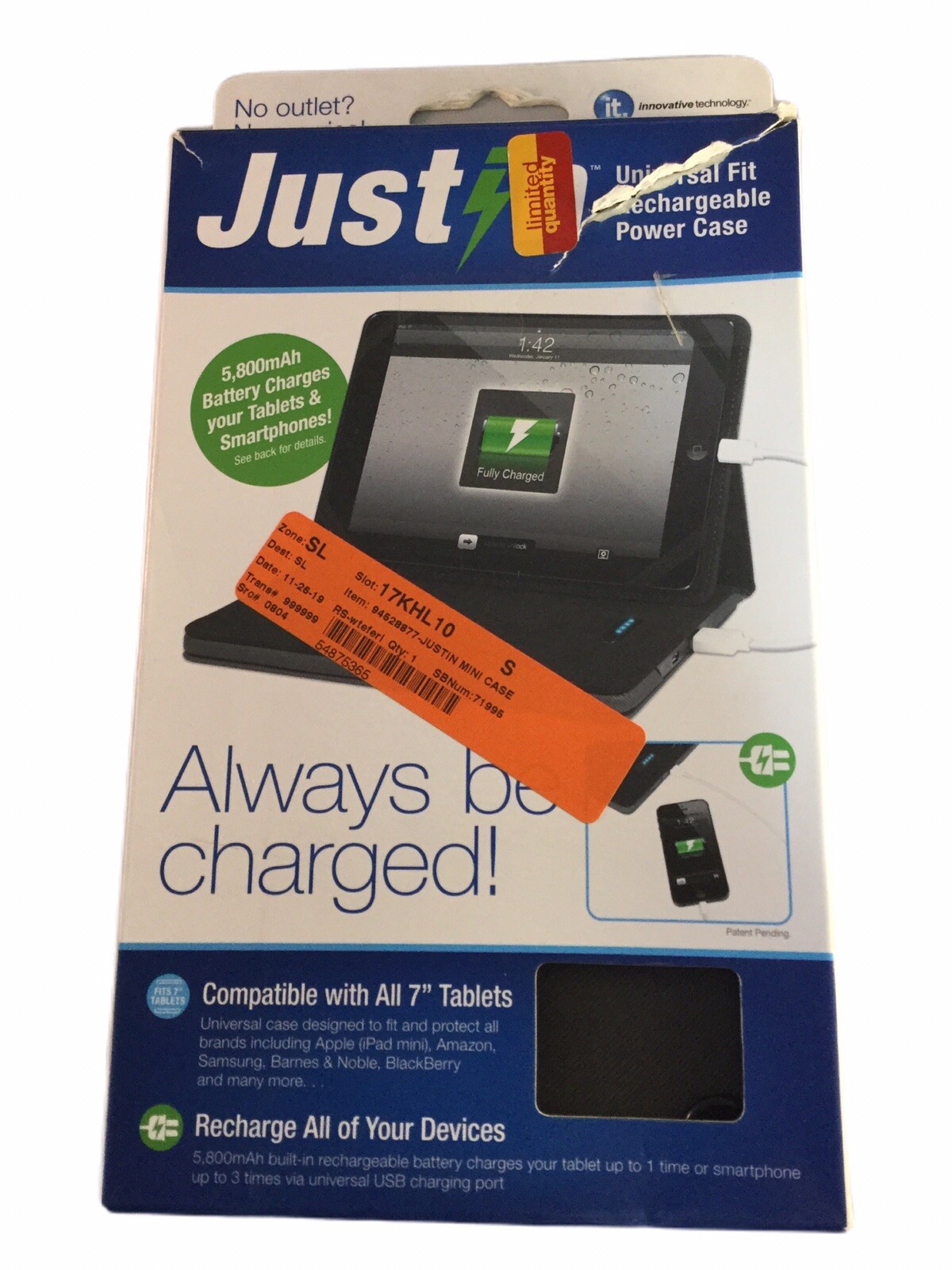 Double Power Tablet Case