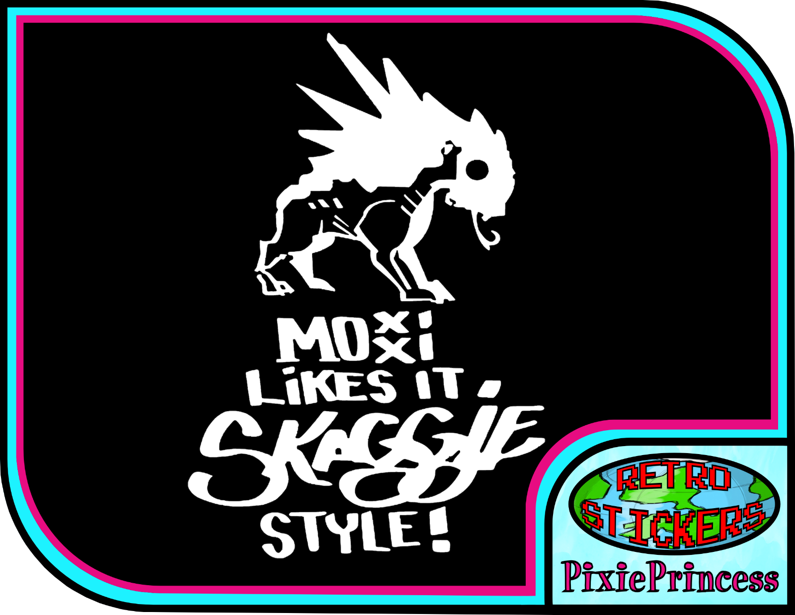 Borderlands Mad Moxxi Logo B 2 Vinyl Sticker Car Wall Poster Laptop ...