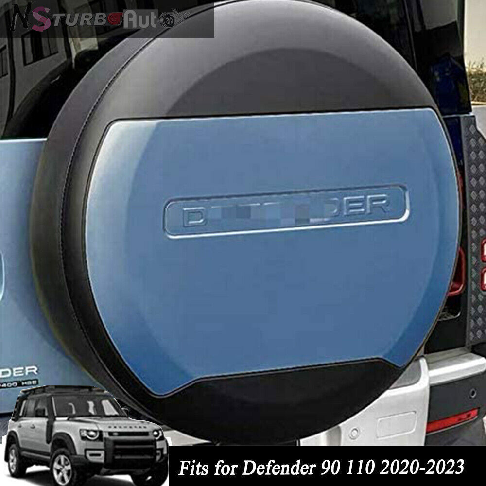 Plastic Tasman Blue Spare Tire Cover Portecor Fits for Defender 90 110 ...