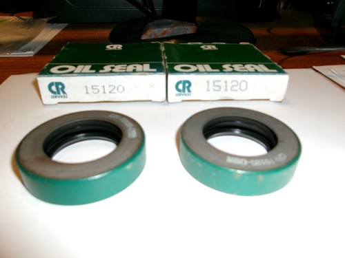 2 (TWO) CHICAGO RAWHIDE 15120 OIL SEALS = $19.90= $9.95 EACH= FREE ...